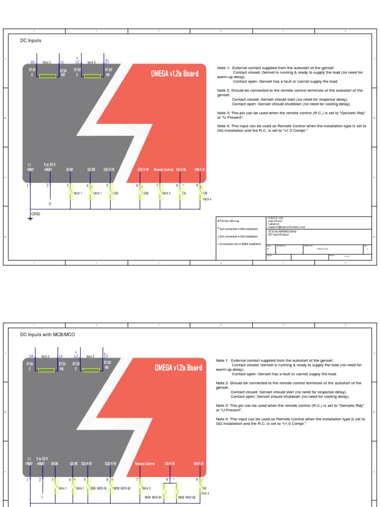 ATS12b Wiring | PDF | Electrical Components | Mechanical Engineering