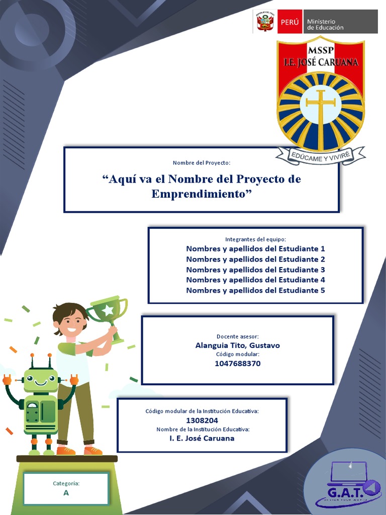 Cat. A - CyE 2023 - Proyecto de Emprendimiento | PDF