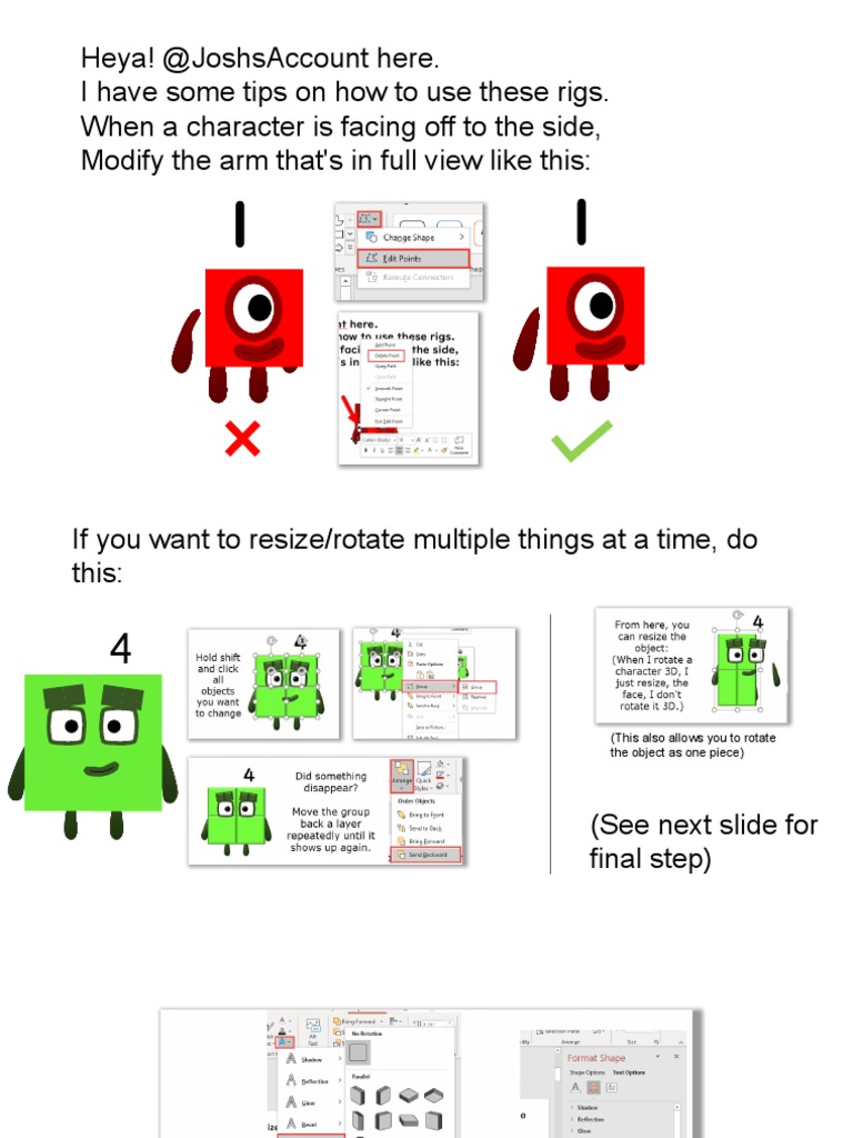 Numberblocks Rigs | PDF
