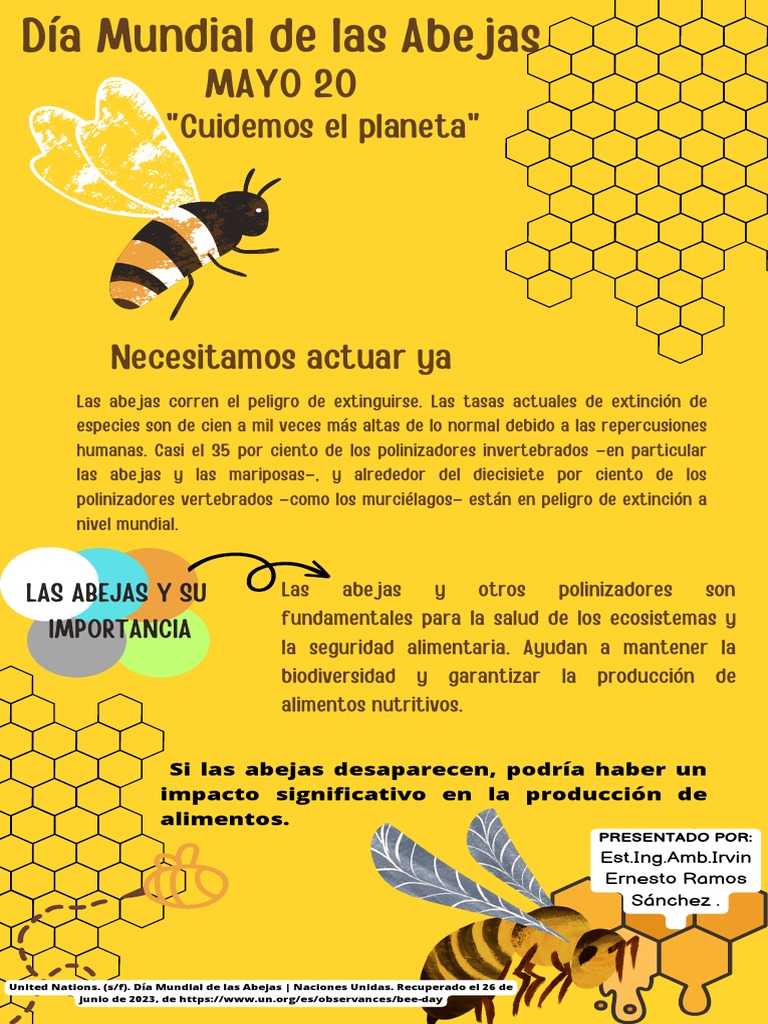 Cuidemos las Abejas: Día Mundial | PDF
