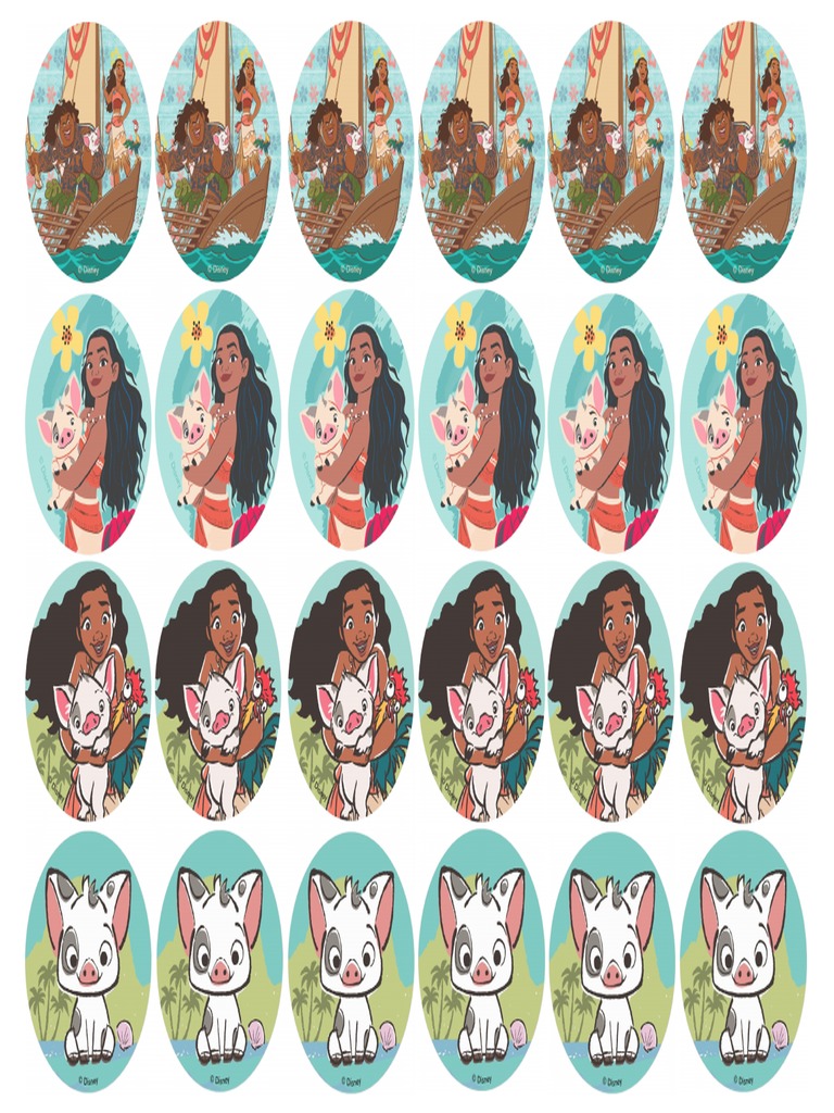 Stickers Moana | PDF