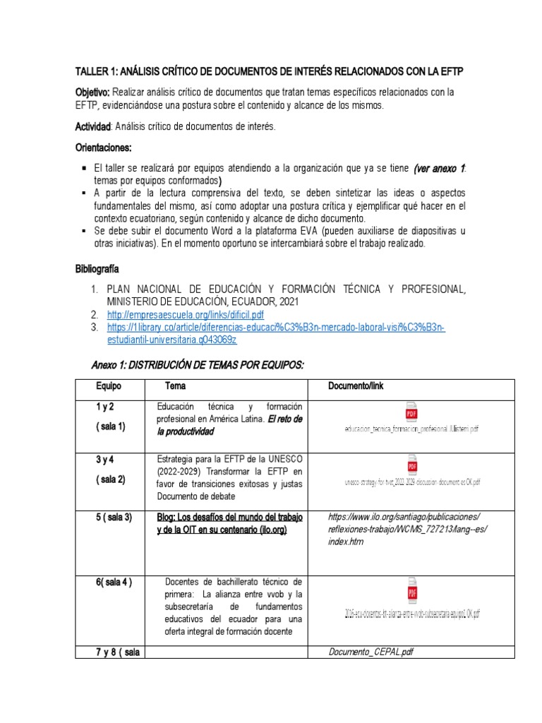 Taller 1 UNIDAD 1-1 | PDF | Arte