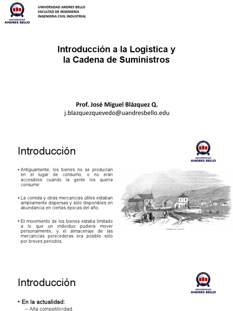 Capitulo 1 - Introducción | PDF | Gestión de la cadena de suministro | Logística