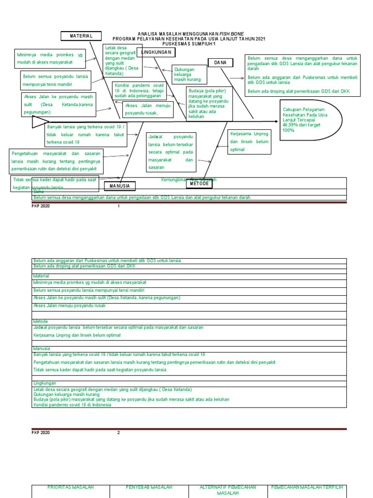 Fishbone Lansia 2021 Fix | PDF