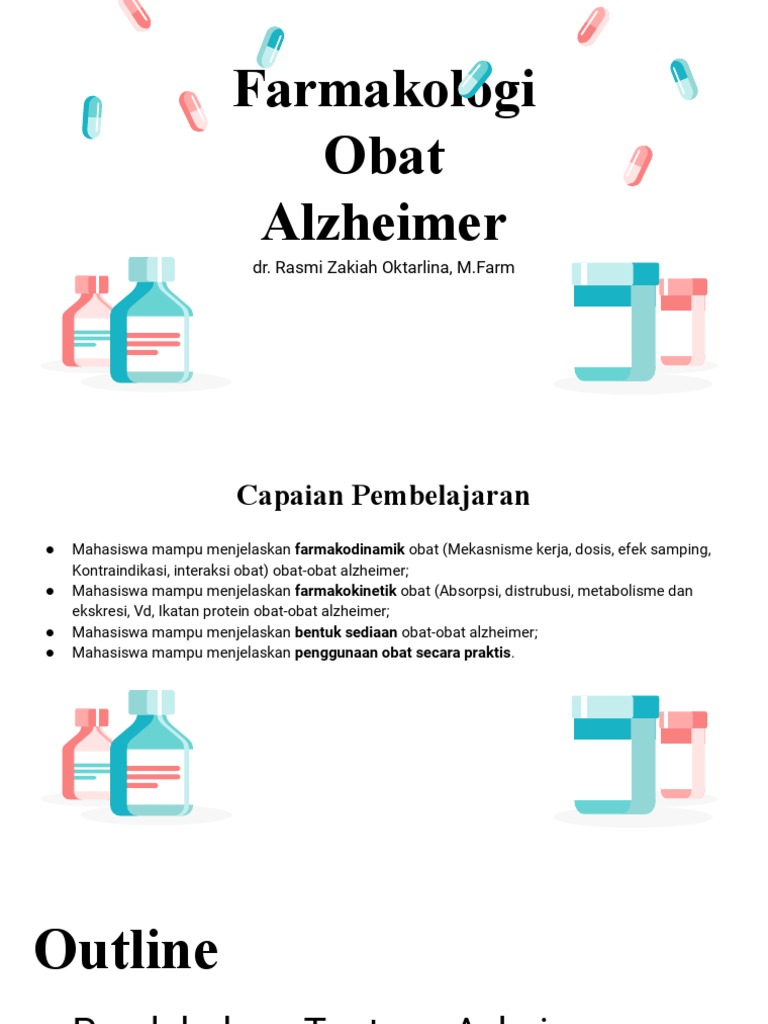 Farmakologi Obat Alzheimer 2023 | PDF