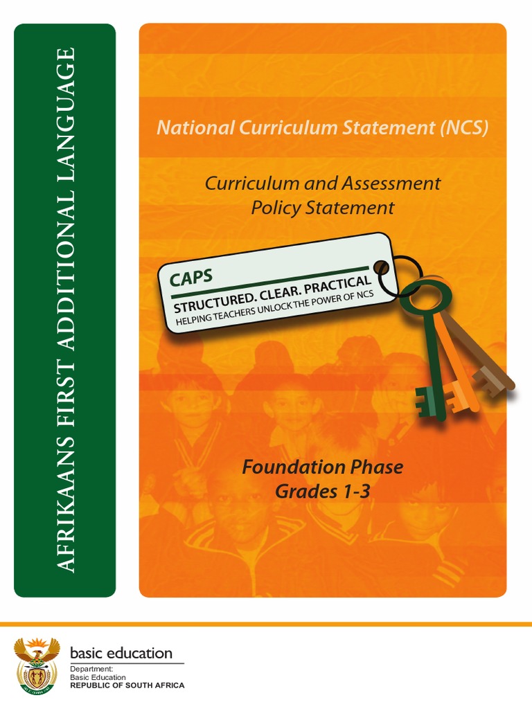 Afrikaans First Additional Language CAPS 1-3 | PDF | Curriculum