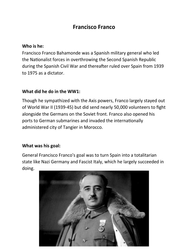 Francisco Franco | PDF