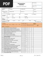 EEHA Inspection Sheet Template | PDF | Electrical Connector | Equipment