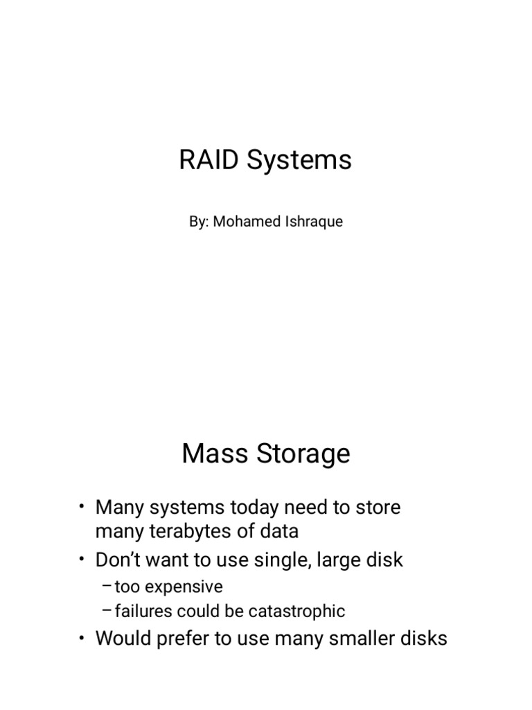 RAID | PDF