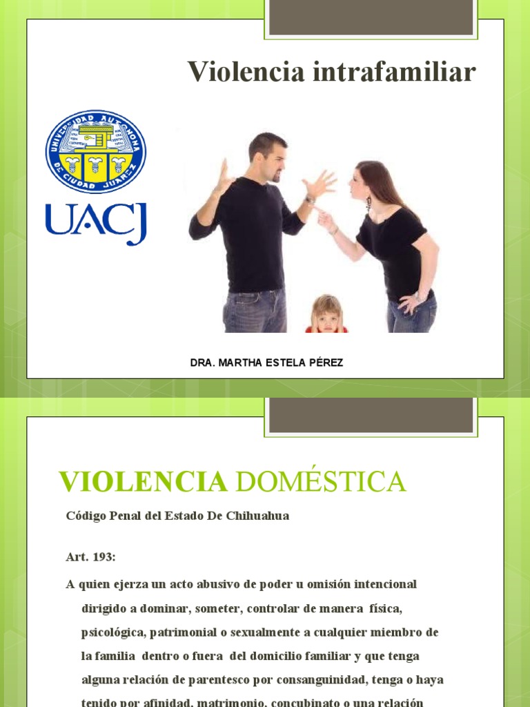 Violencia Intrafamiliar | PDF