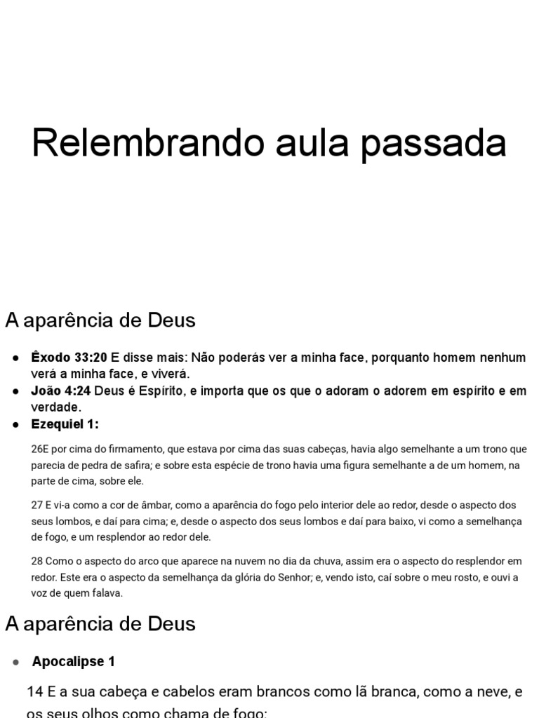 Panorama Básico De Exôdo Pdf