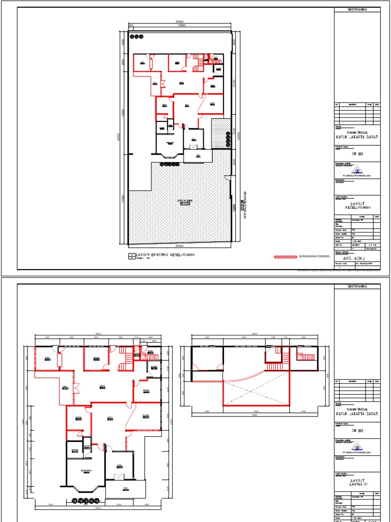 Layout Rumah Ci Lili (Eksisting & Rencana) | PDF | Hukum Privat | Kebebasan Berekspresi
