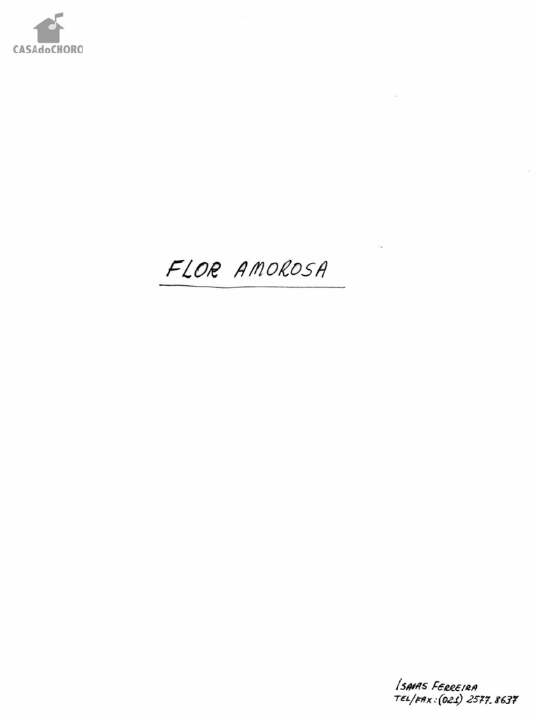 Flor Amorosa Wind Quintet | PDF