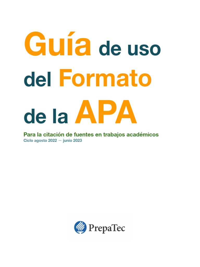Guía APA 22-23 | PDF | Puntuación | Estilo apa