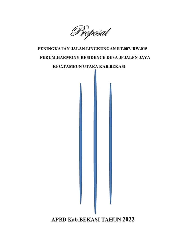 Proposal Perbaikan Jalan Pdf
