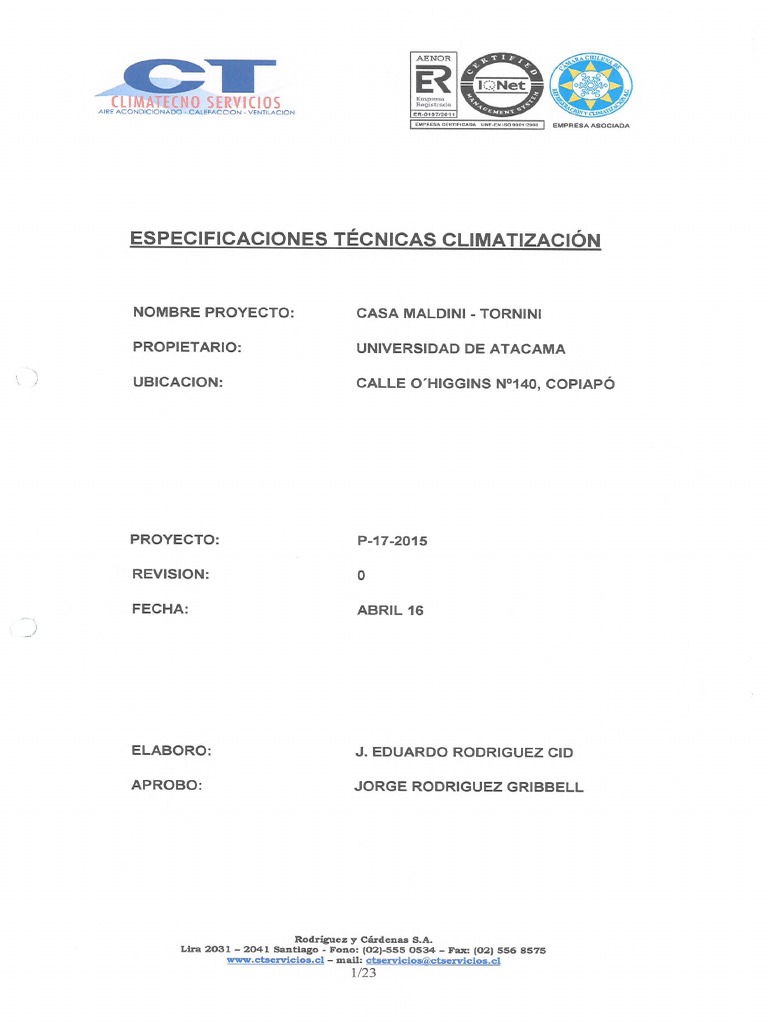 EETT Cllimatizacion | PDF