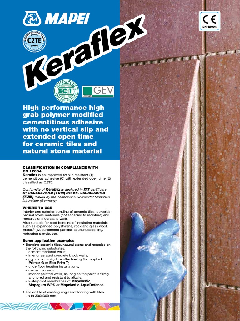 Mapei_wall_tile_adhesive_techincal_details | PDF
