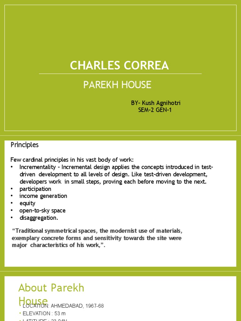 Charles Correa | PDF