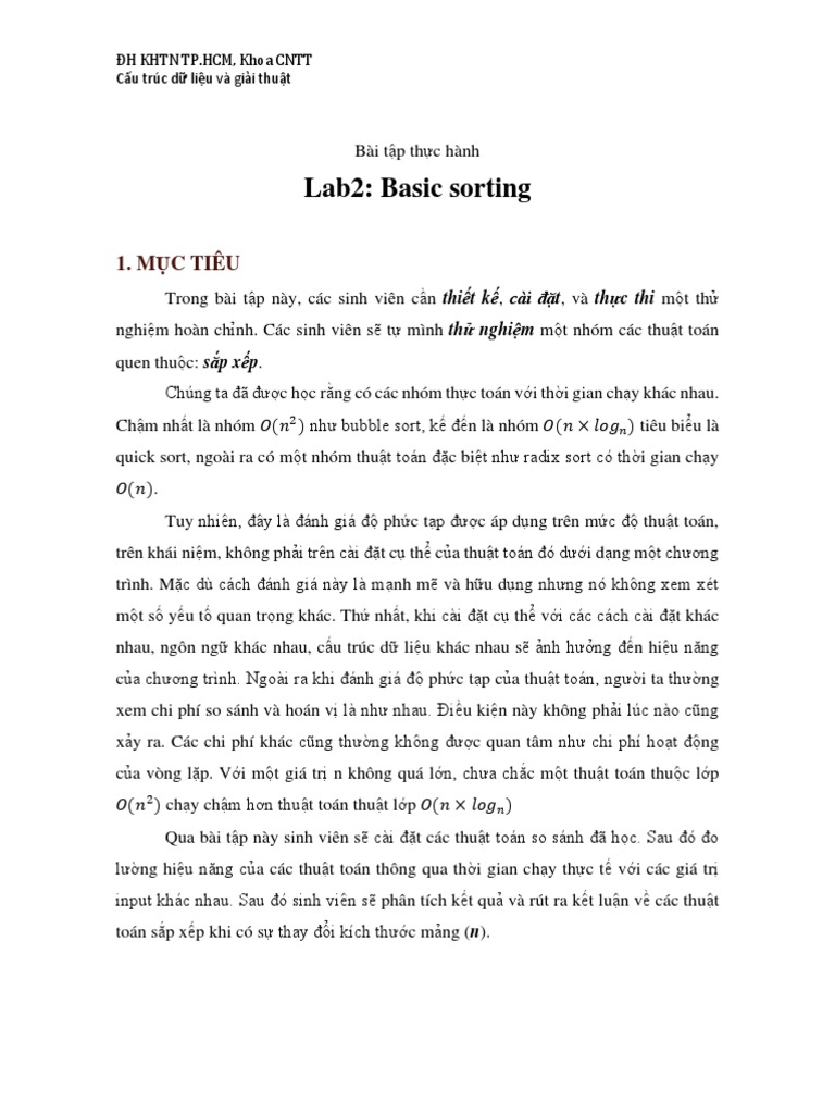Lab2_Sorting_2 | PDF
