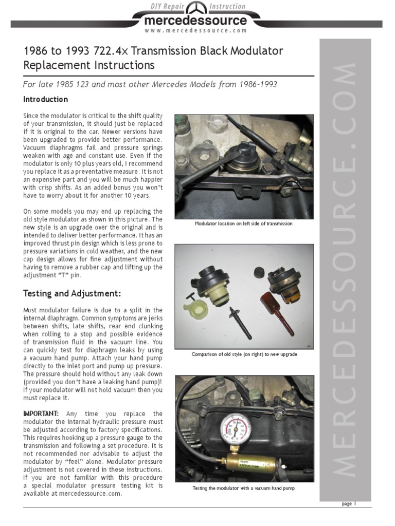 722.4x Black Modulator Valve | PDF