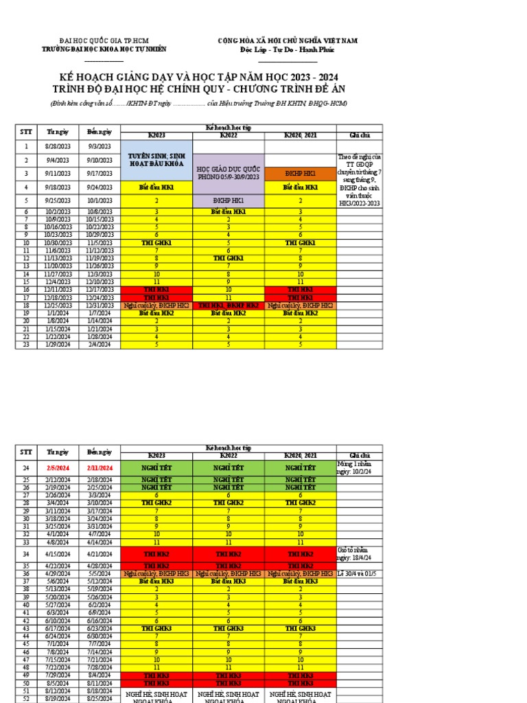 KHHT NH2023 2024.V1 | PDF