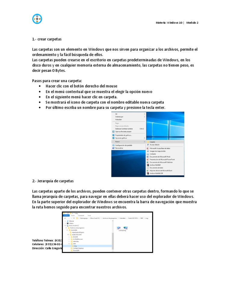 Modulo 2 Windows | PDF | Archivo de computadora | Windows 10
