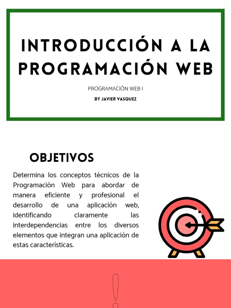 Unidad 1 Introduccion a La Programacion Web-1 | PDF
