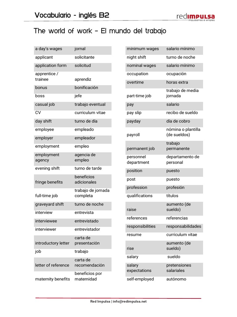 The World of Work | PDF | Relaciones laborales | Economía laboral