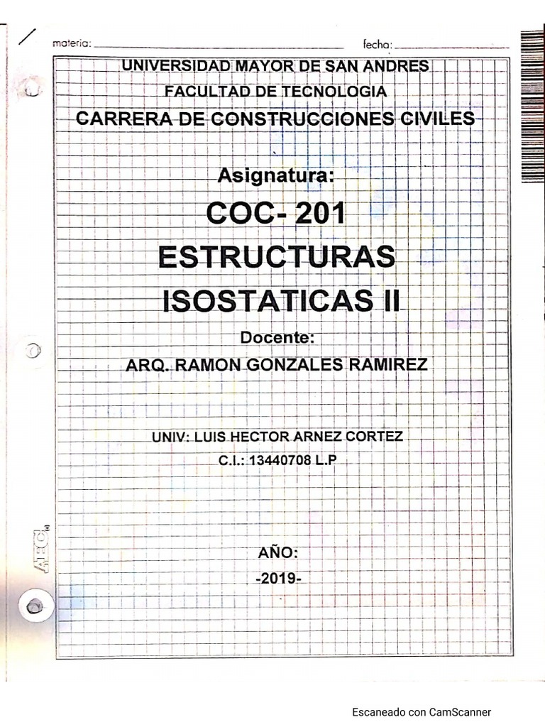 Estructuras Isostaticas II | PDF