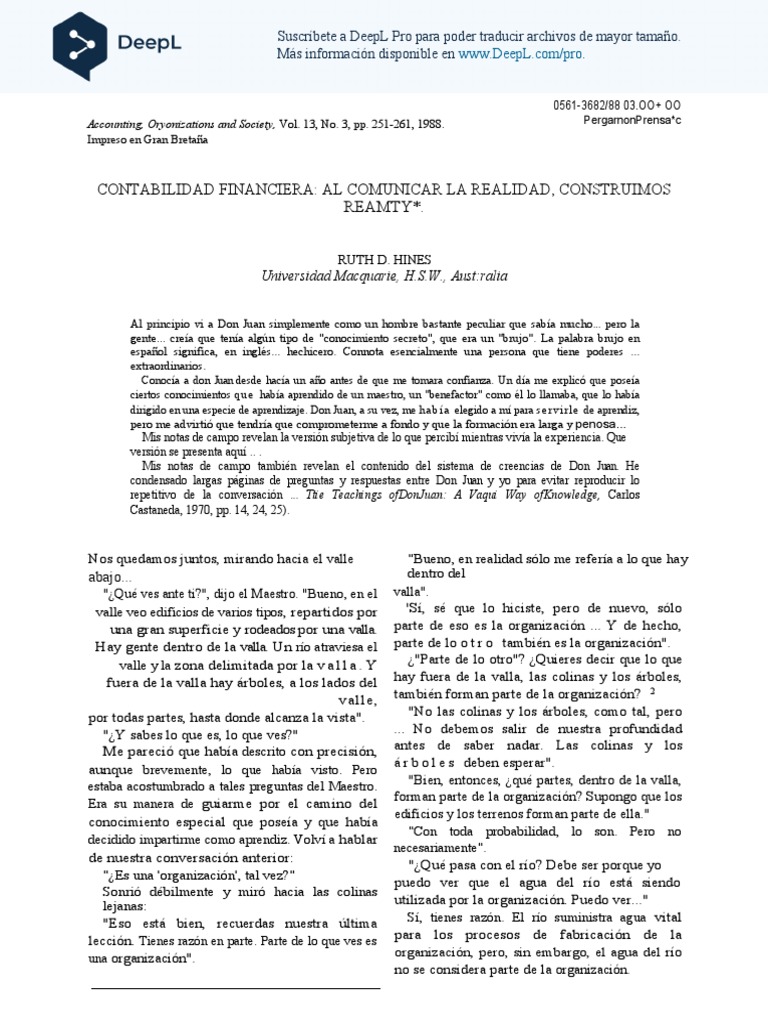 Financial Accounting. in Communicating Reality, We Construct Reality ...