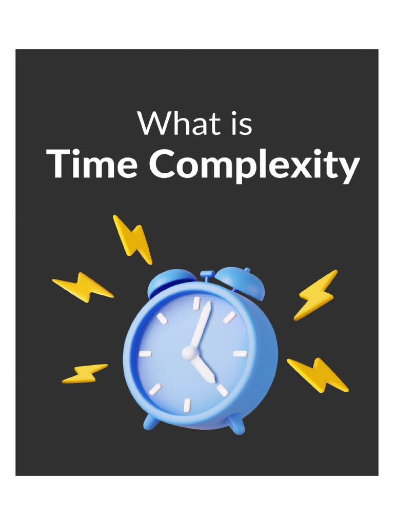 Time Complexity | PDF Time Complexity | PDF