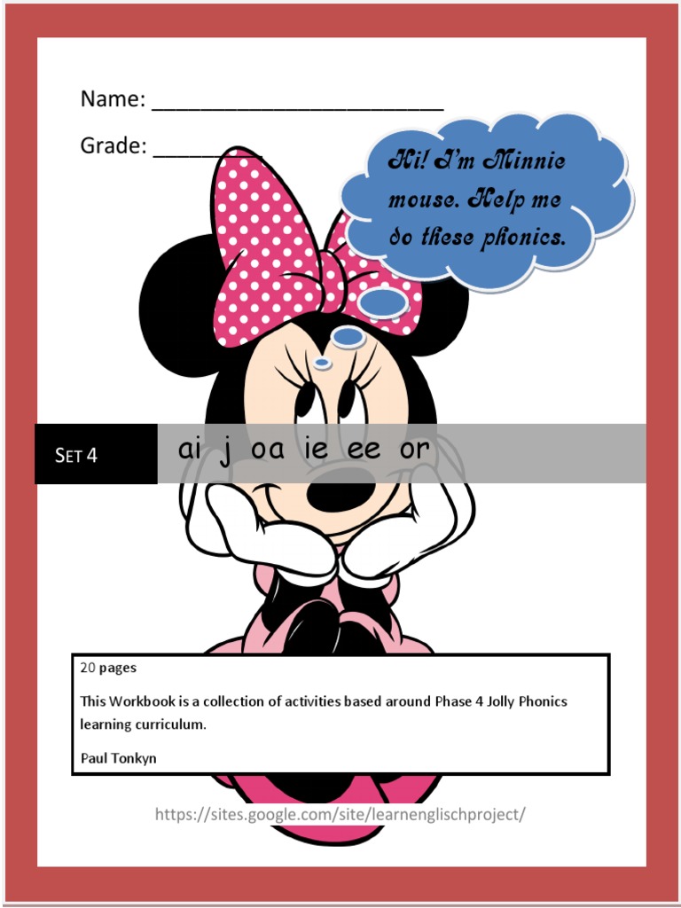 Ai J Oa Ie Ee Or: Name: - Grade | PDF | English Language | Languages