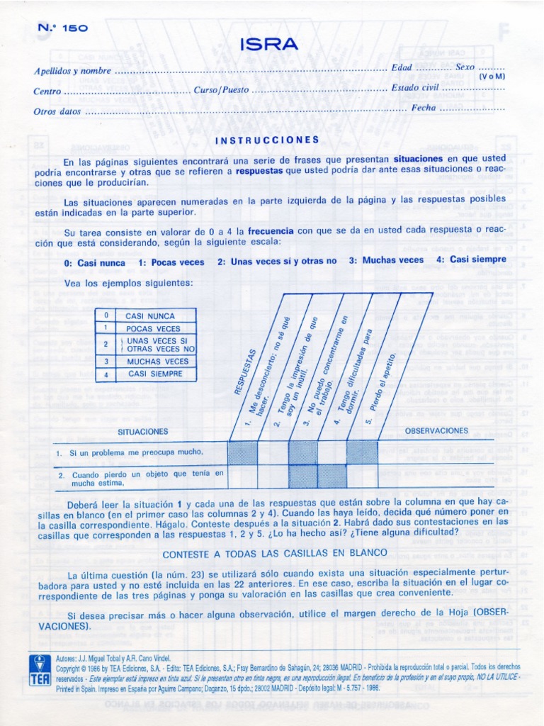 Isra - Test | PDF