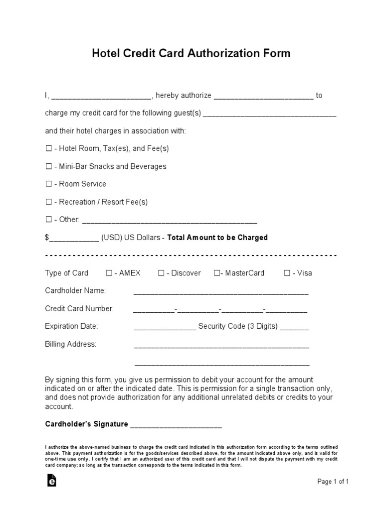Hotel-Credit-Card-Authorization-Form | PDF