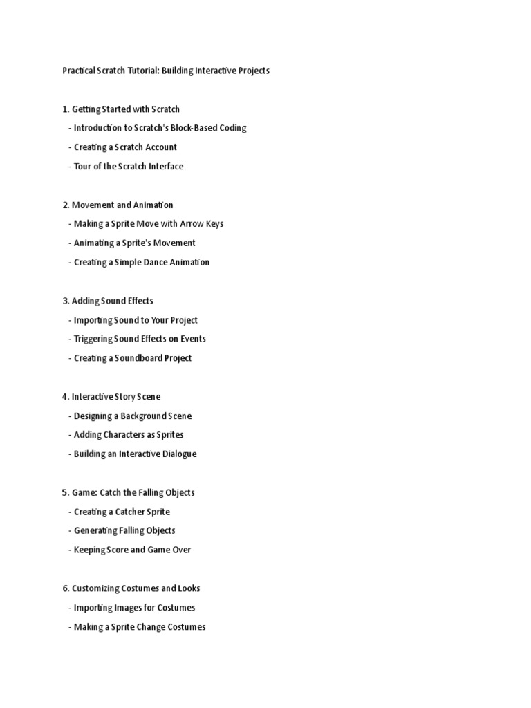 Scratch | PDF | Scratch (Programming Language) | Drawing