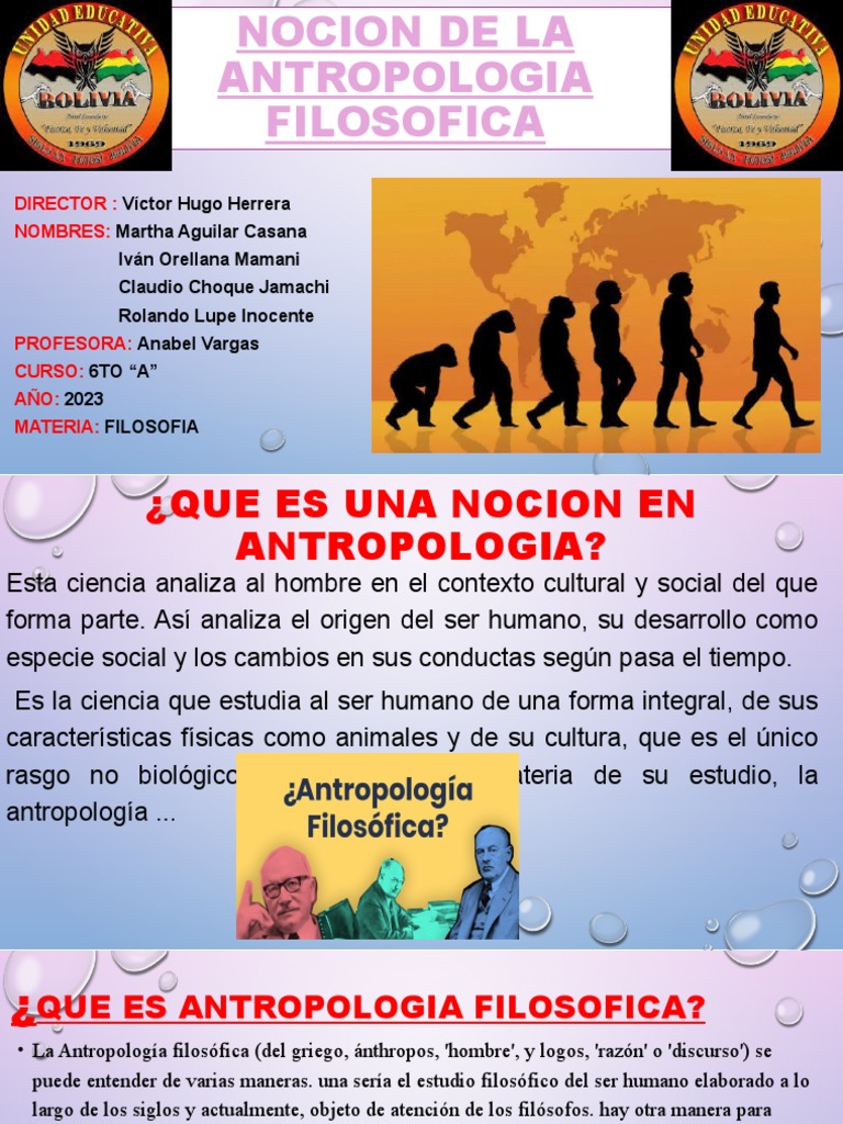 Nocion de La Antropologia | PDF