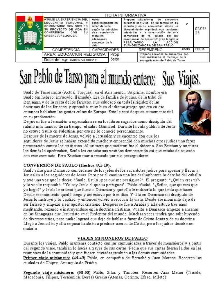 San Pablo | PDF | Pablo el apóstol | Jesús