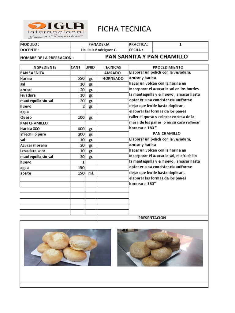 Panaderia | PDF