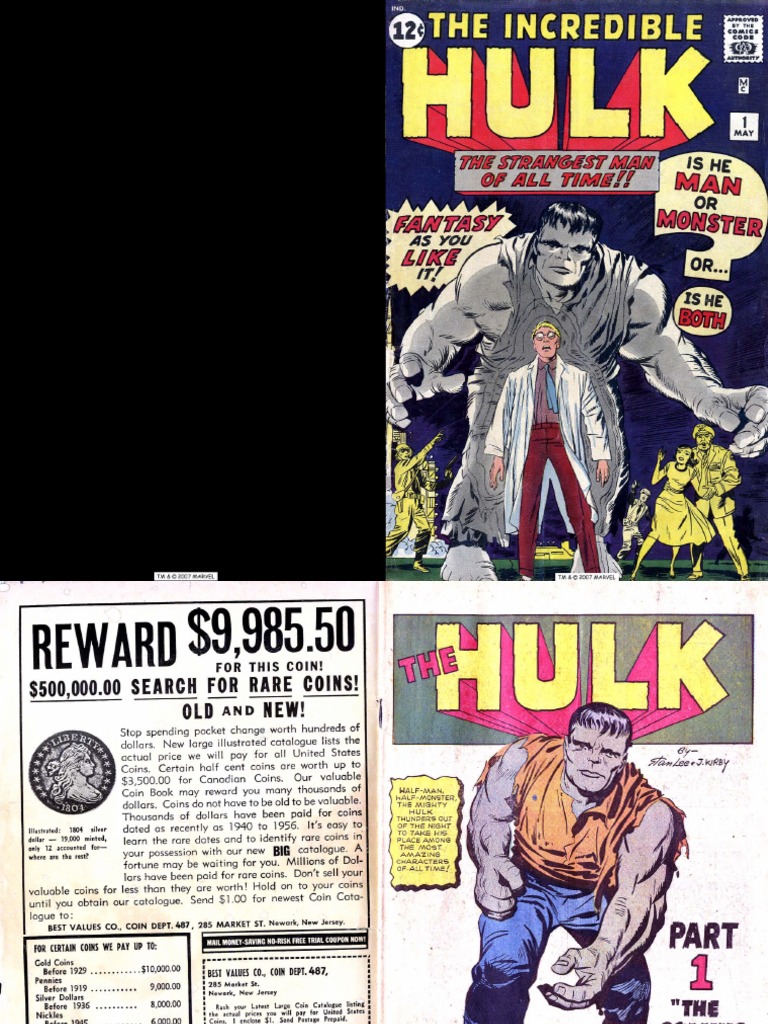The Incredible Hulk #1 (1962) | PDF