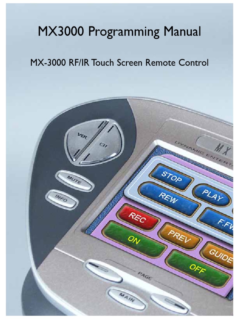 Mx3000 Programmingmanual Pdf