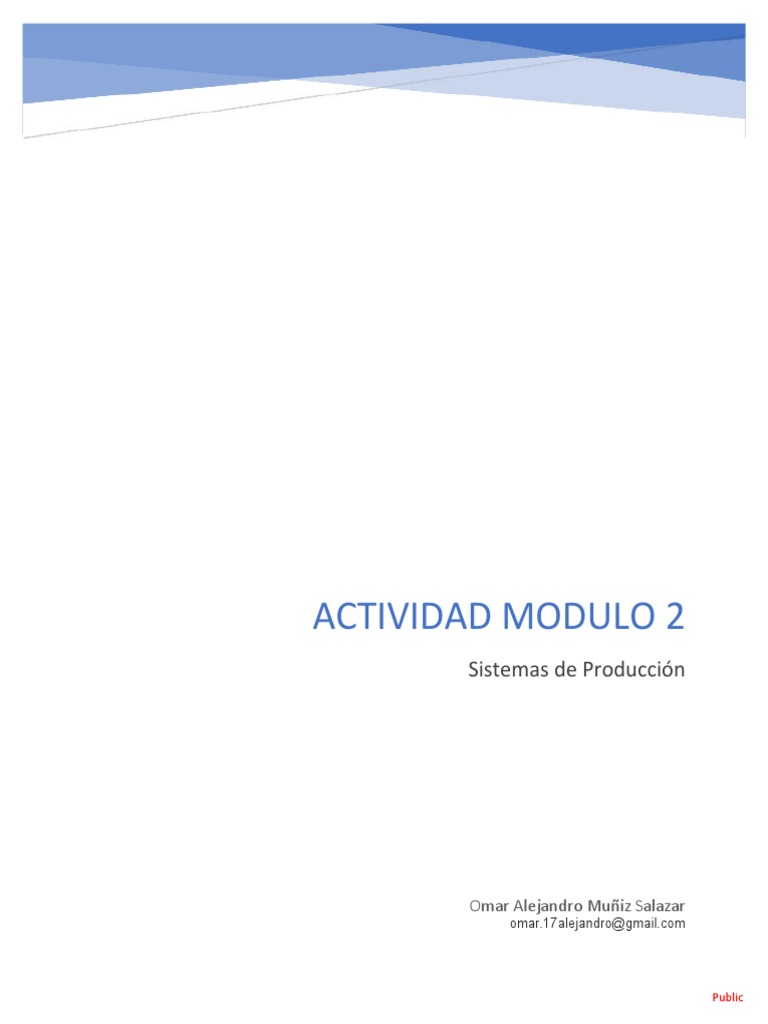 Actividad Modulo 2 U4, 5 y 6 | PDF