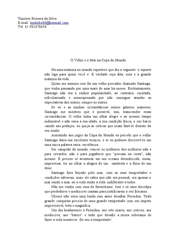 Timóteo Bezerra Da Silva | PDF