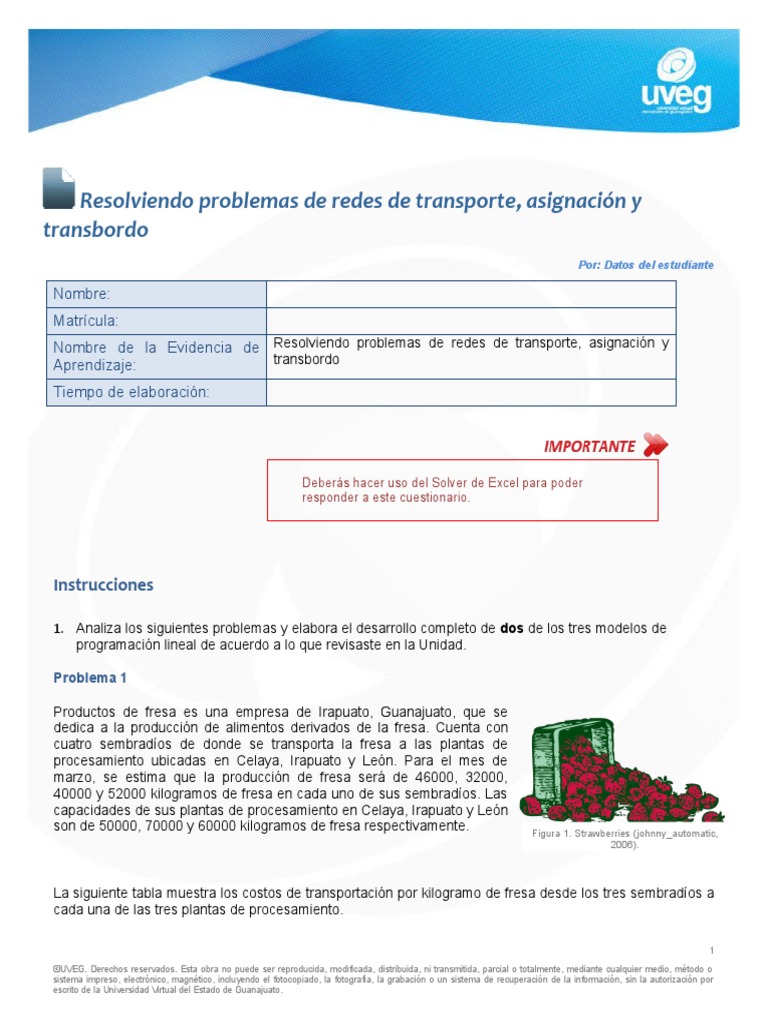 Resolviendo Problemas de Redes de Transporte, Asignación y Transbordo | PDF