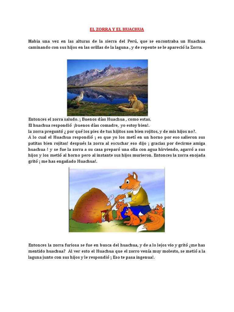 El Zorro y El Huachua | PDF