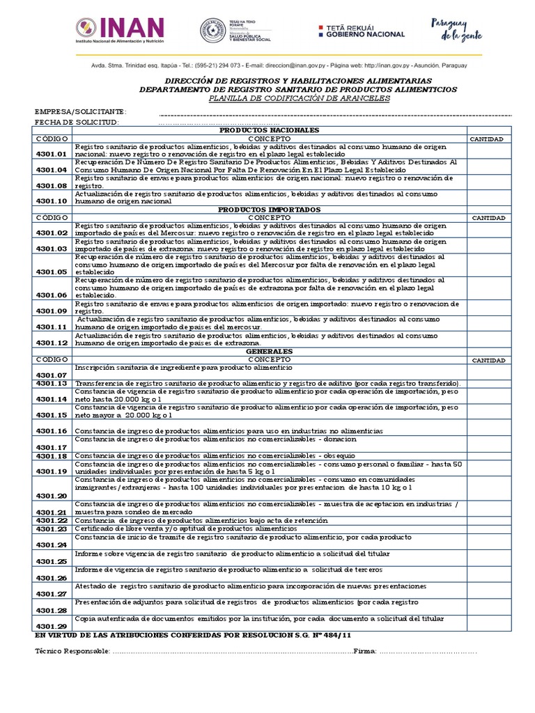 Inan Formulario 100 | PDF