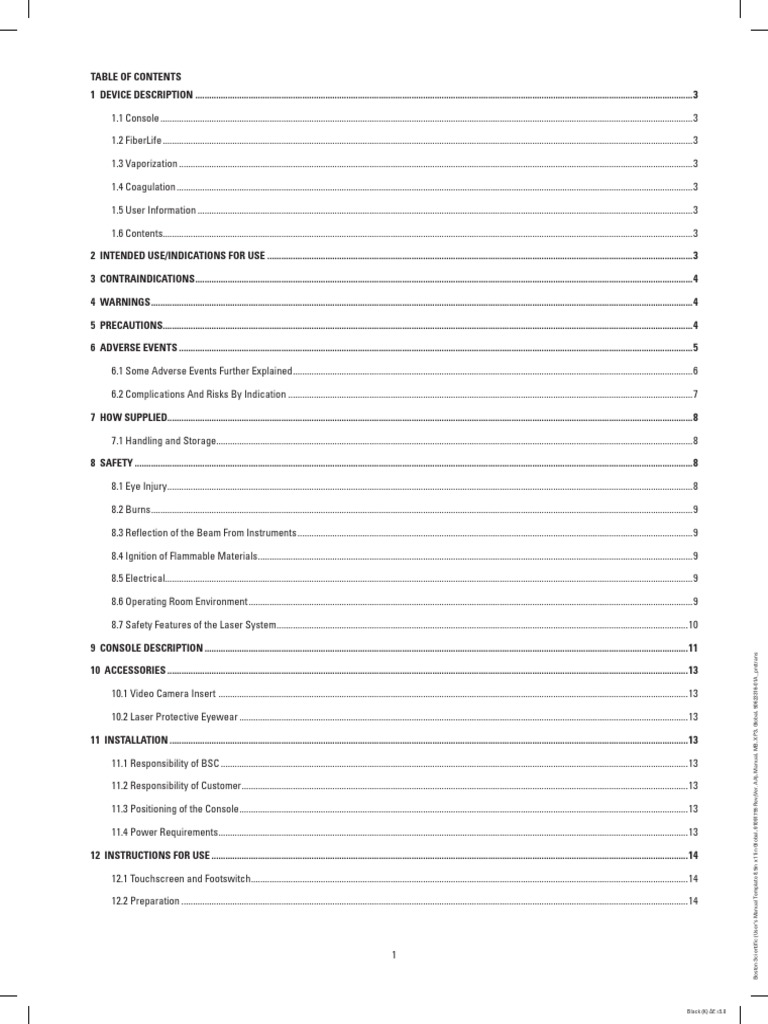 Manual Laser Hiperplasia Greenlight Xps - Ingles | PDF