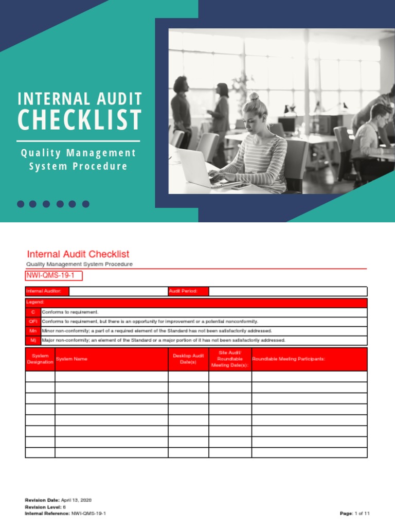 Internal Audit: Checklist | PDF | Business
