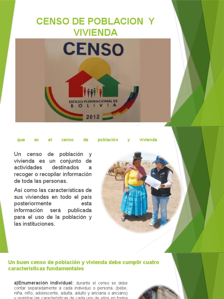 Importancia del Censo en Bolivia | PDF | Censo | Bolivia