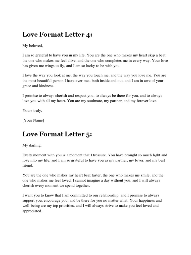 Love Letter For Client | PDF