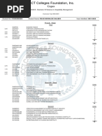 BSHM Curriculum Overview 2025-2026 | PDF